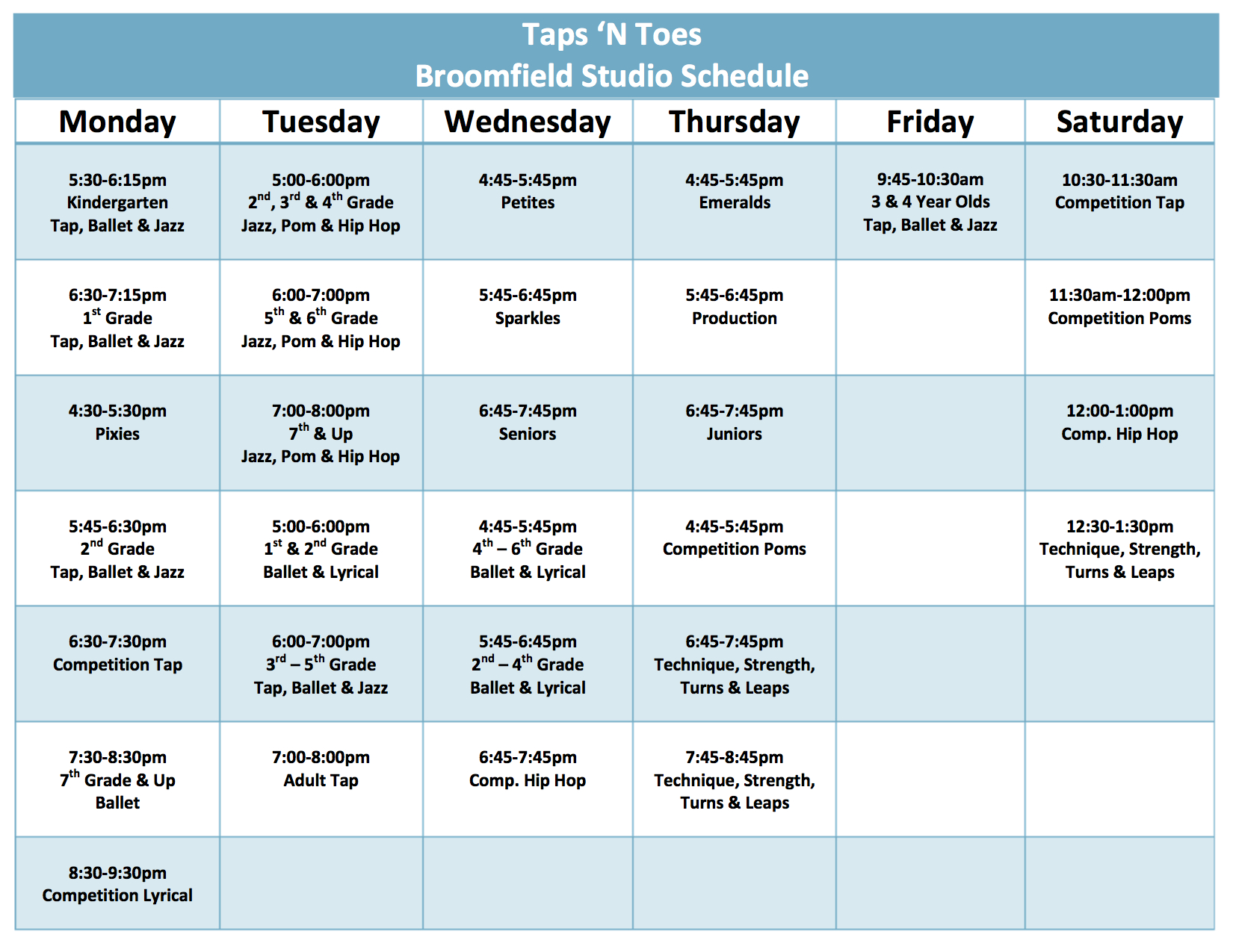 TNT Broomfield Schedule Taps N Toes Dance Studio tnt-broomfield-schedule-taps-n-toes-dance-studio