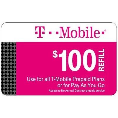 T Mobile 40 Prepaid Refill Card Email Delivery Target
