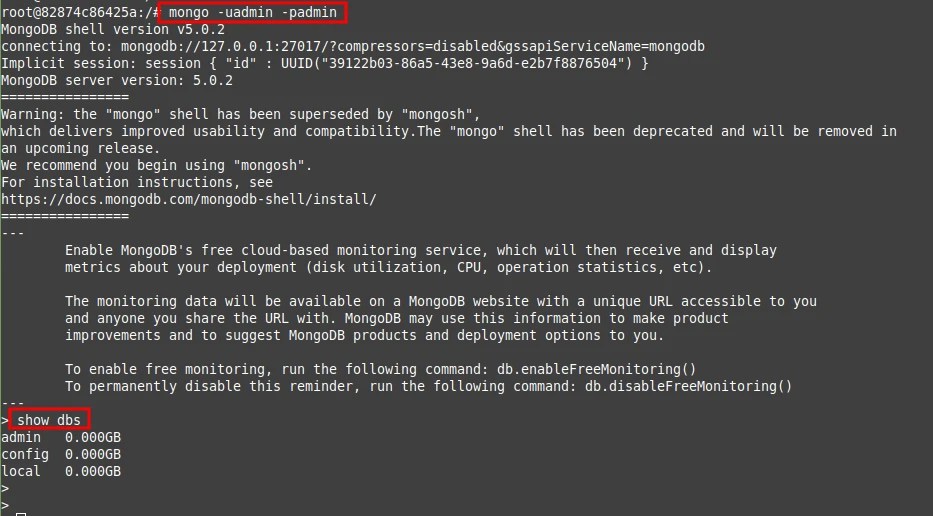 How to Manage MongoDB with Docker containers. - Taste The Linux