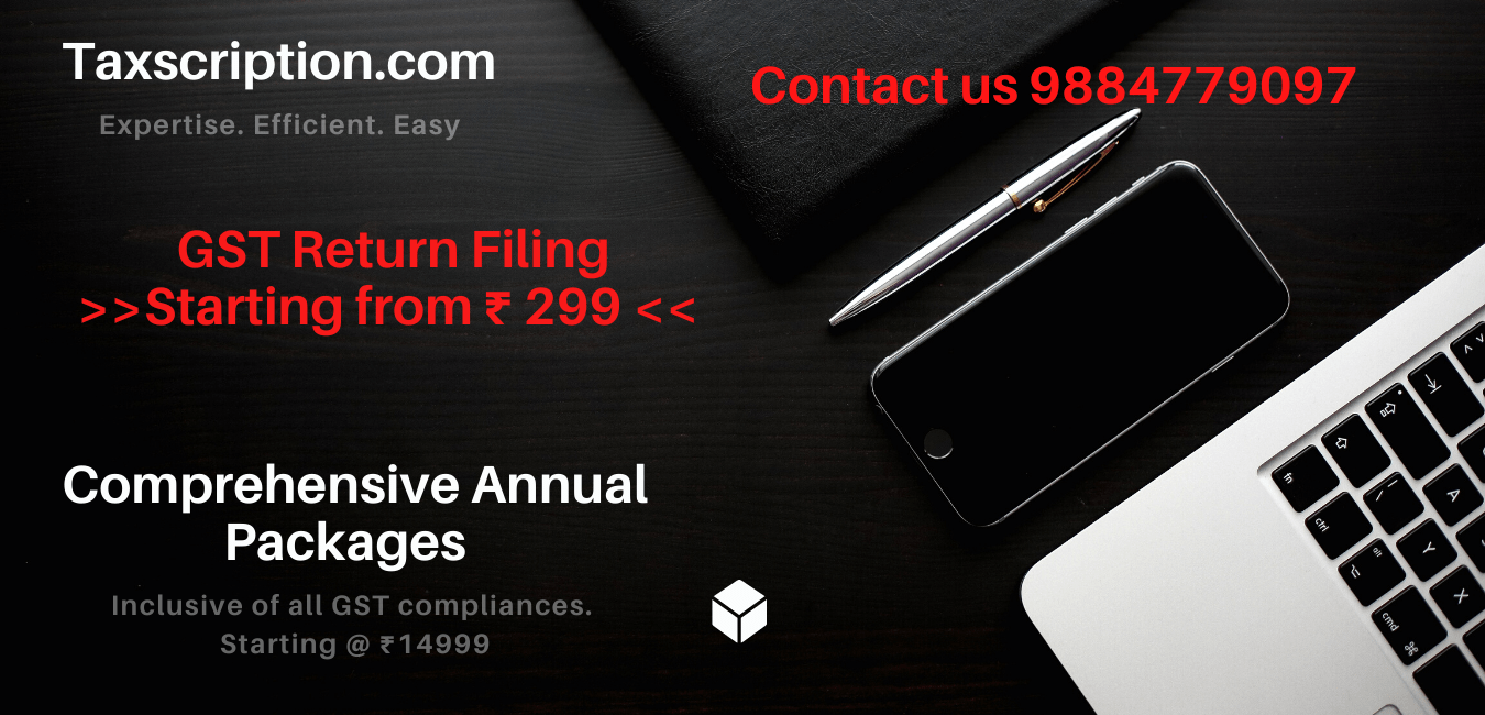 GST Filing Online » GST Return » Starting @ ₹ 299/-
