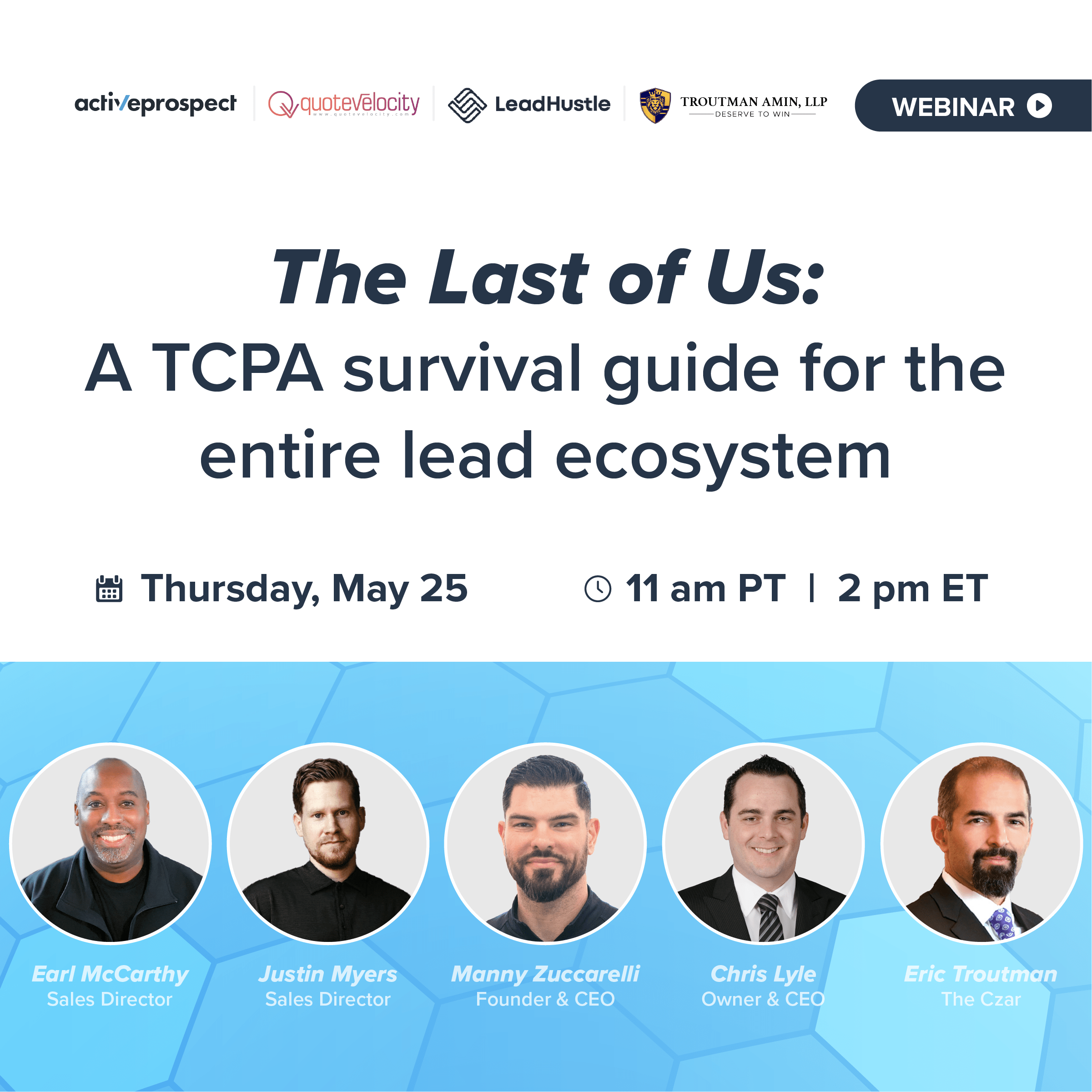 TOMORROW: A-May-Zing Continues with “The Last of Us: A TCPA survival ...