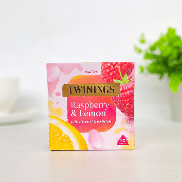 Twinings Raspberry & Lemon - 20 pyramid tea bags - Tea At Heart