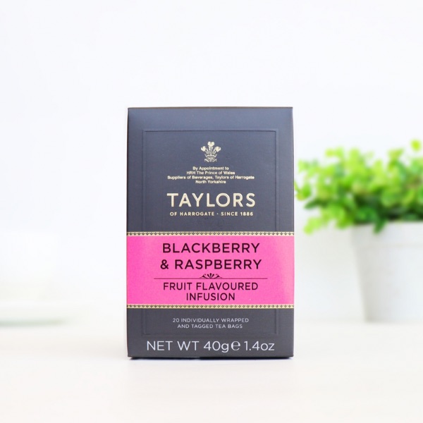 Taylors of Harrogate Blackberry & Raspberry - 20 envelopes - Tea At Heart