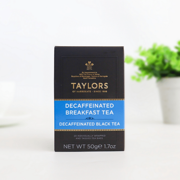 Taylors of Harrogate Decaffeinated Breakfast Tea - 20 envelopes - Tea ...