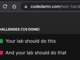 How To Create Interactive Html Css Labs Codedamn Docs