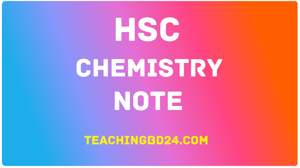 HSC Chemistry Note