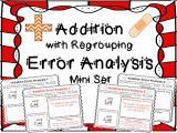 Addition Error Analysis Freebie Teaching With A Mountain View