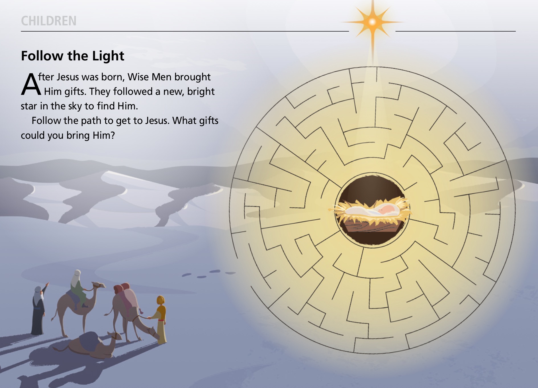 Jesus Birth Activities & Games Archives - Teaching Children the Gospel