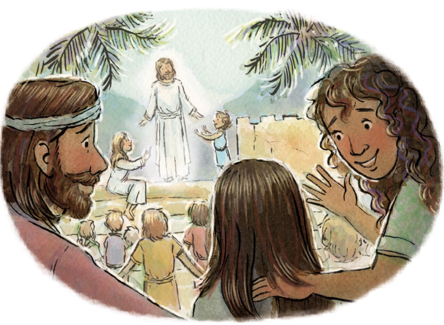 After He was resurrected, Jesus went to visit the Nephites, who lived ...