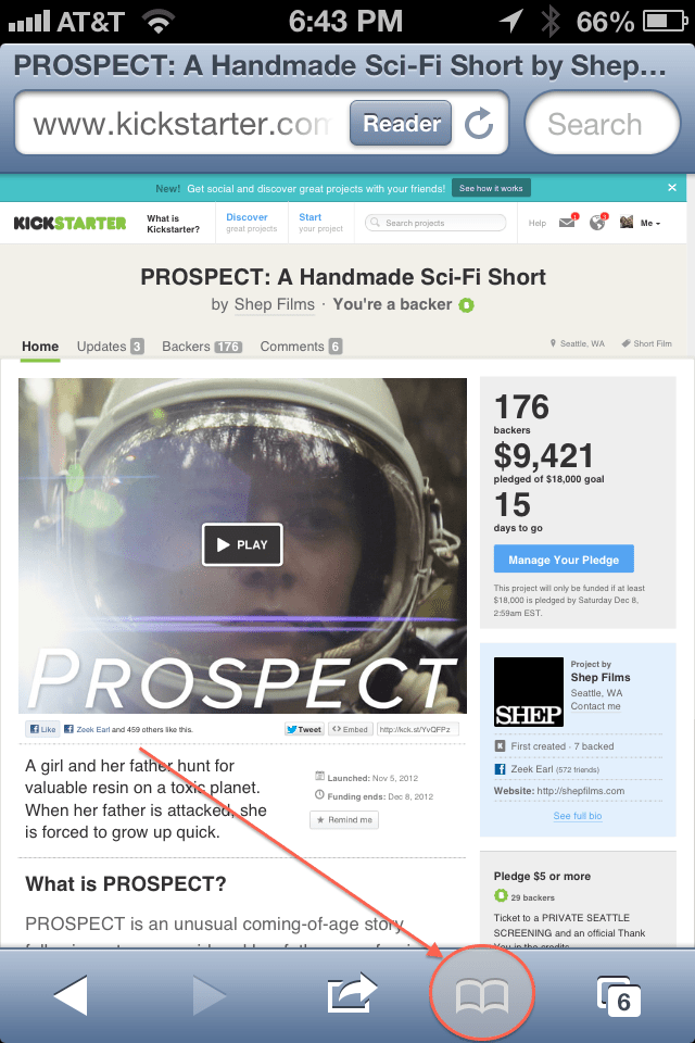 How to access open Safari tabs from other iCloud devices in iOS 6