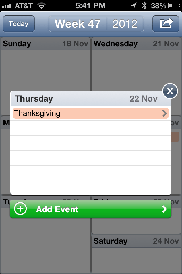 Easy Calendar is my favorite iOS Calendar App (includes 6 month ...