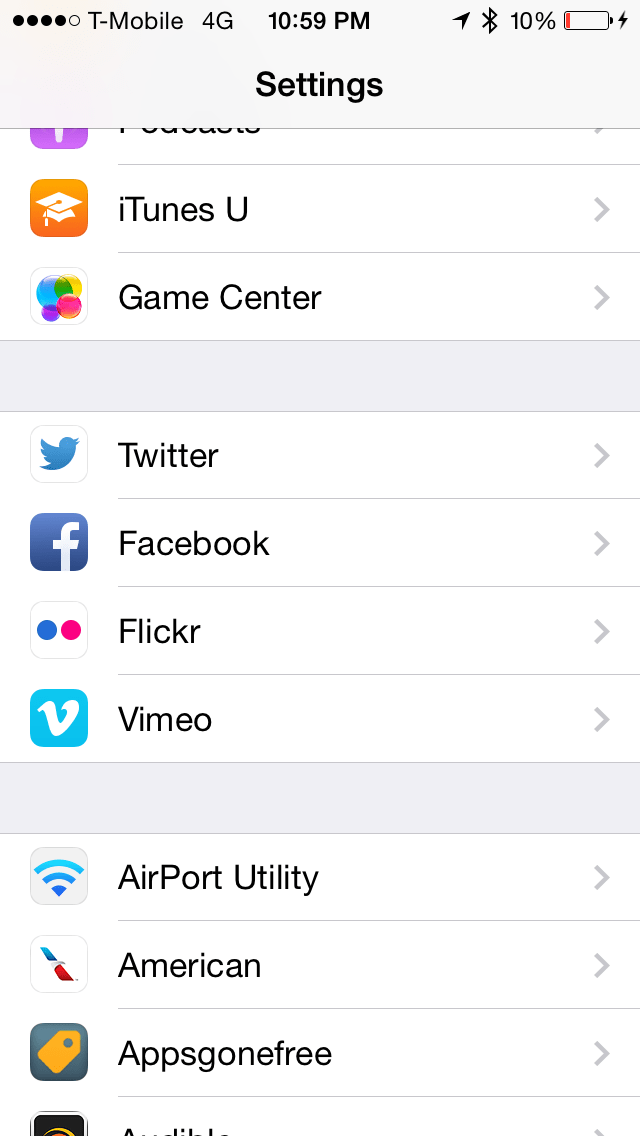 iOS 7: Keep your iPhone and iPad (Mini) contacts updated with Facebook Sync