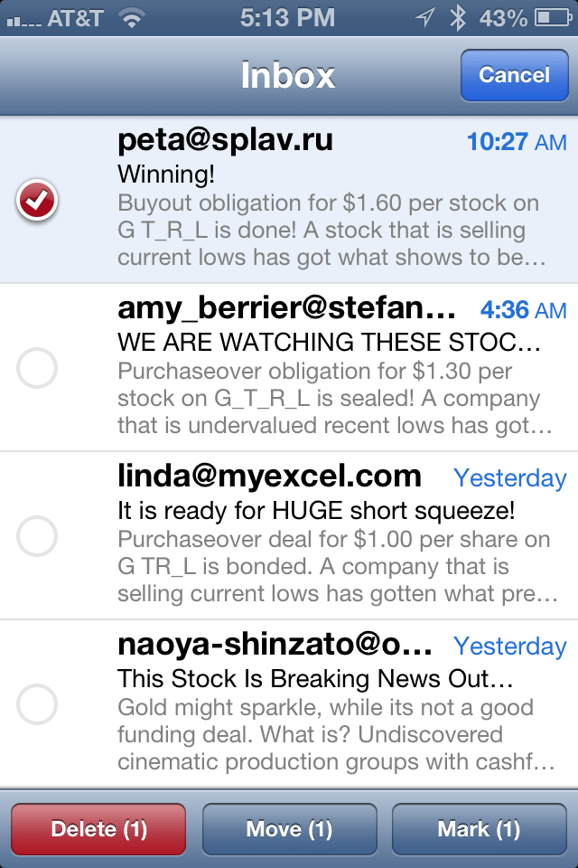 Help with how to report and reduce spam email on iPhone, iPad (Mini ...