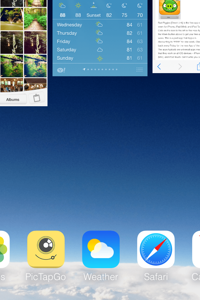 Close multiple apps at once in iOS 7 on iPhone, iPad (Mini), iPod Touch
