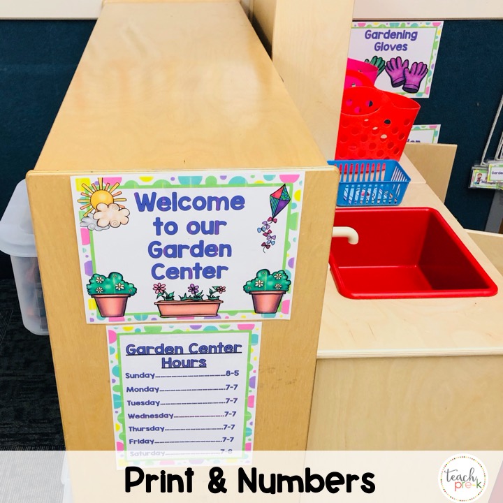 A Garden Dramatic Play Center Perfect for Spring - Teach Pre-K