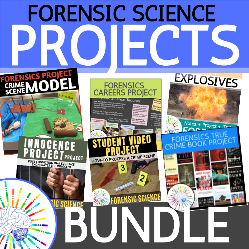 Forensics Science Projects BUNDLE! Six Fun Projects