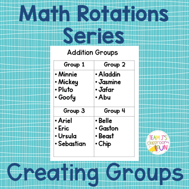 Math Rotations Round-Up - Team J's Classroom Fun