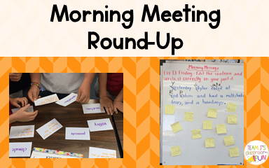 Morning Meeting Round-Up - Team J's Classroom Fun