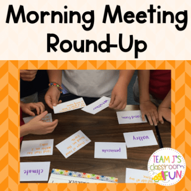 Morning Meeting Round-Up - Team J's Classroom Fun