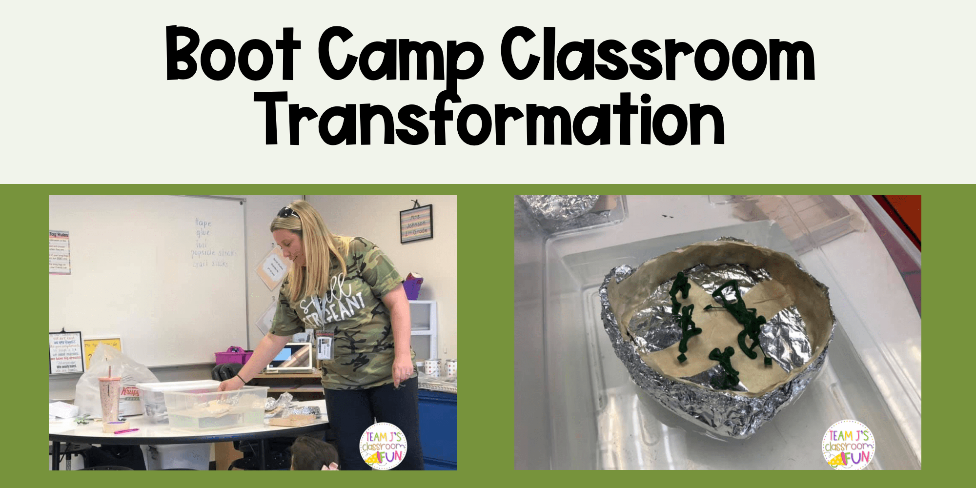Boot Camp Classroom Transformation - Team J's Classroom Fun