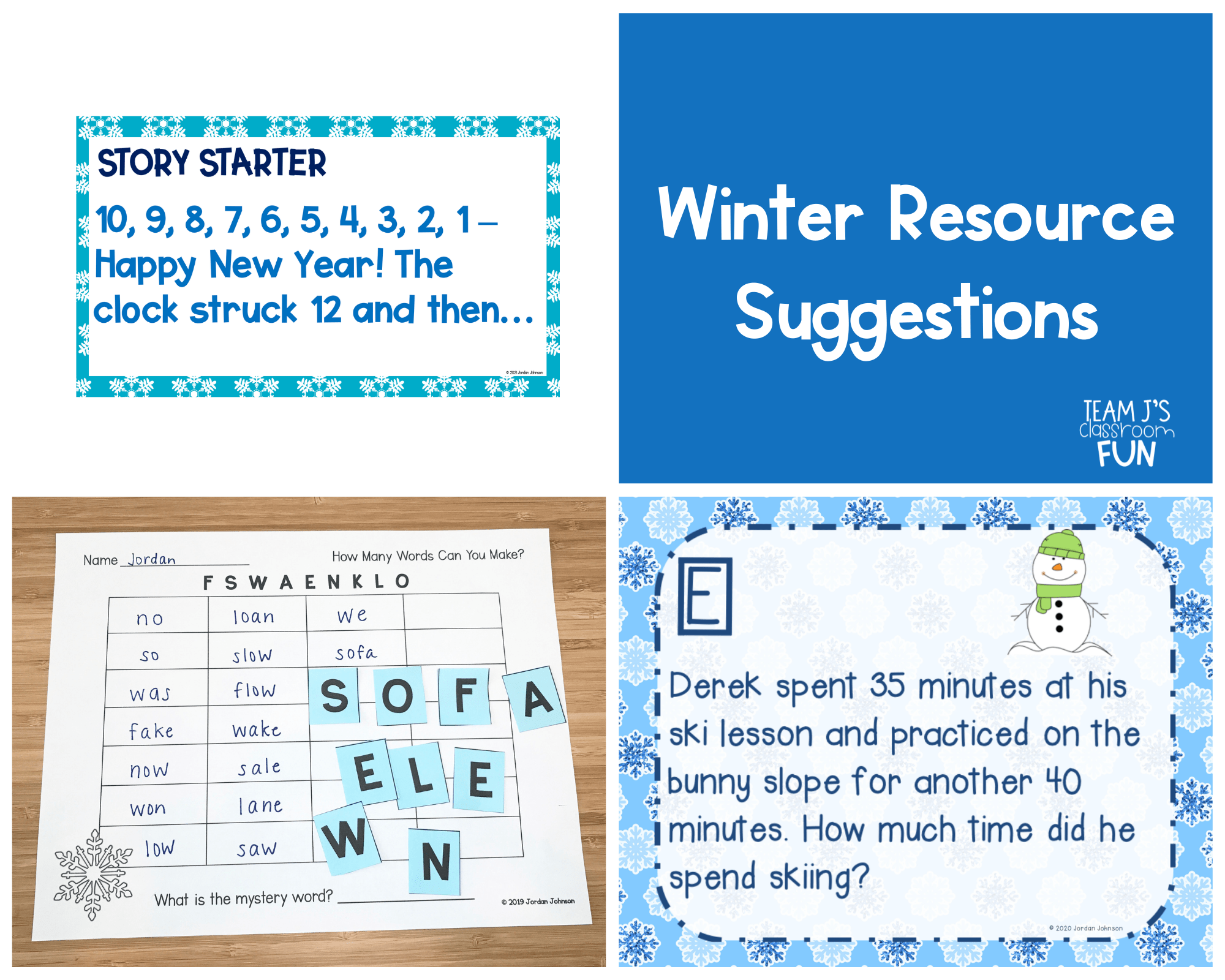 January Classroom Ideas - Team J's Classroom Fun