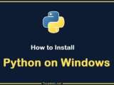 How To Install Python On Windows Tecadmin