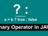 Ternary Operator Java Tecadmin