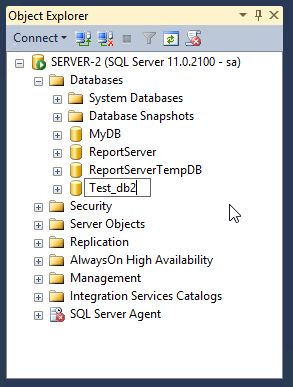 How to Rename a SQL Server Database – TecAdmin