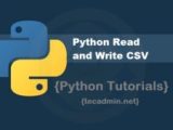 Python Read Write Csv Tecadmin