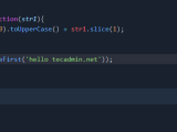 Capitalize First Letter Of String In Javascript Tecadmin