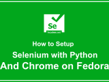 Setup Selenium With Python And Chrome On Fedora Tecadmin