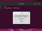 Python Tkinter Install Linux