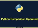 Comparison Operators In Python Tecadmin