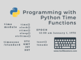 Python Time Functions Techbeamers