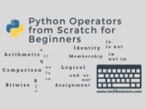 Python Operators Explained With Examples Techbeamers