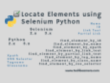 Python Selenium Locate Elements Techbeamers