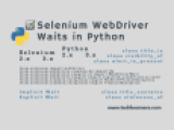 Python Selenium Webdriver Waits Techbeamers