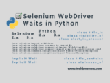 Python Selenium Webdriver Waits Techbeamers