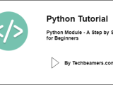 Modules In Python With Examples Techbeamers