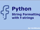 Python F String Techbeamers