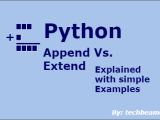 Python List Append Vs Extend Techbeamers