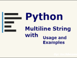 Python Multiline String Techbeamers