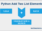 How To Add Elements Of Two Lists Techbeamers