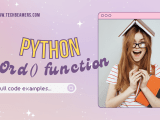 Python Ord Function Explained Techbeamers