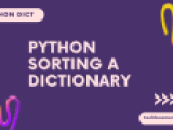 Python Sorting A Dictionary Techbeamers