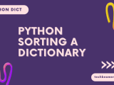 Python Sorting A Dictionary Techbeamers