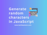 Generate Random Characters With Javascript Techbeamers