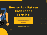 Run Python Code In Terminal Techbeamers