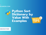Sort Python Dictionary By Value Techbeamers