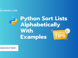 Sort Python Lists Alphabetically Techbeamers